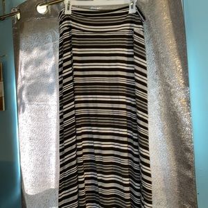 Merona | Skirts | Sage Green And White Maxi Skirt | Poshmark